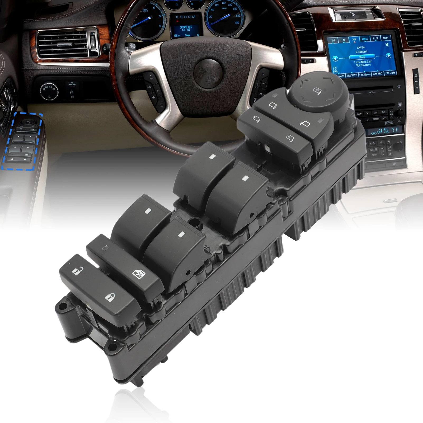 Power-Window-Switch-w-h-Power-Folding-Mirror-Switch-Front-Driver-Side ...