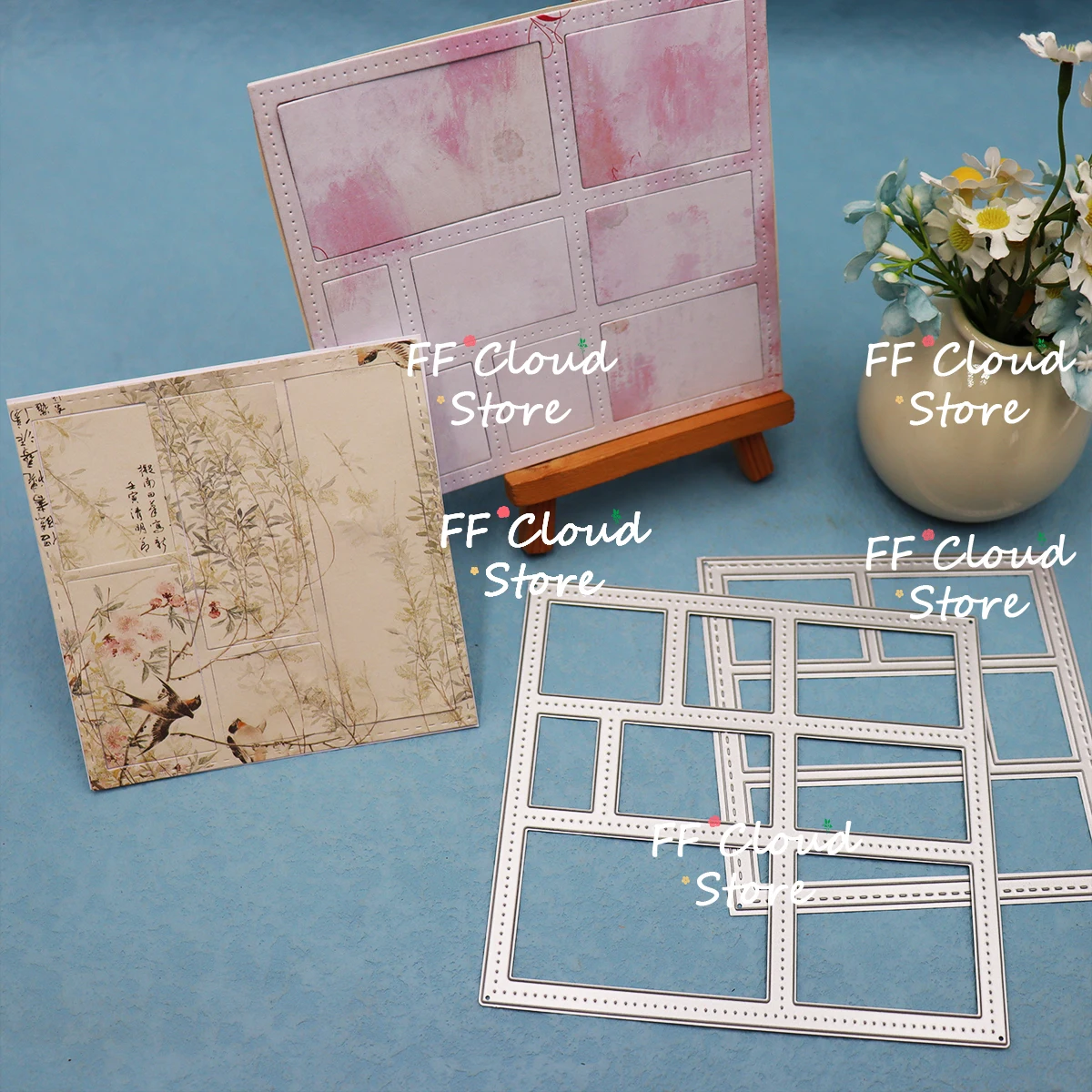 Camera-film-photo-frame-cutting-dies-Scrapbook-paper-card-Embossing ...