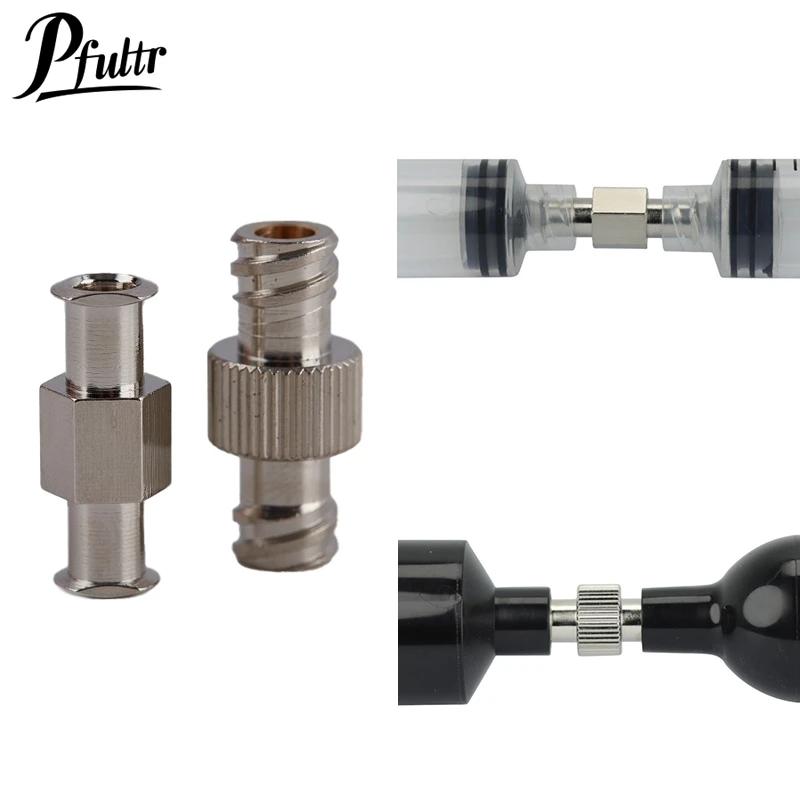 1Pcs Female To Female Coupler Luer Syringe Connector Metal Double ...