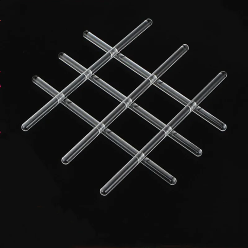 5pcs 10pcs Lab Borosilicate Glass Stirring Rods 5/7/8/10mm Diameter 100 ...