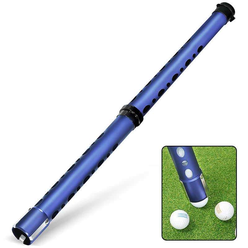 PGM Golf Ball Picker Aluminum Balls Catcher Tube No Need To Bend Down ...