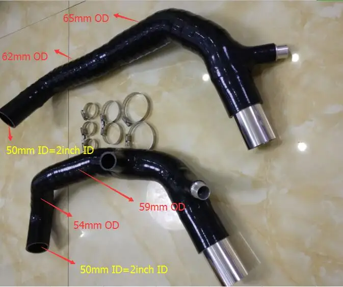 2inch-N54-turbo-Inlet-pipe-135i-135is-E82-1M-335i-335xi-335is-E90-E91 ...