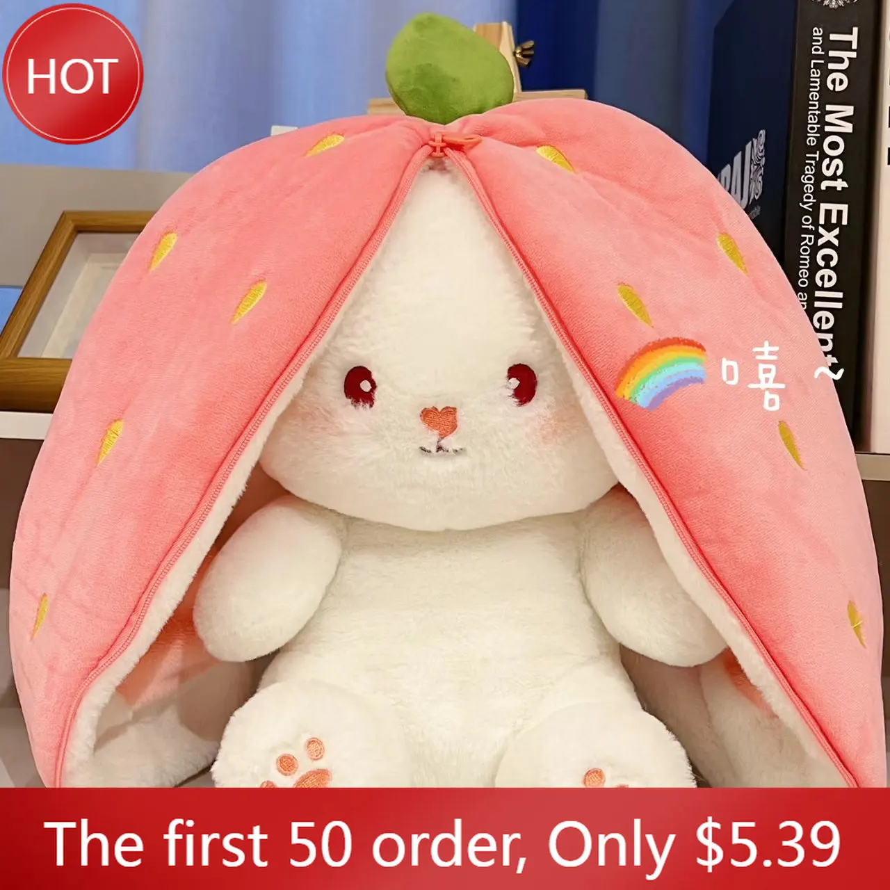 Strawberry-Rabbit-Plush-Toy-Flip-Carrot-to-Bunny-Cosplay-Pillow-Cute ...