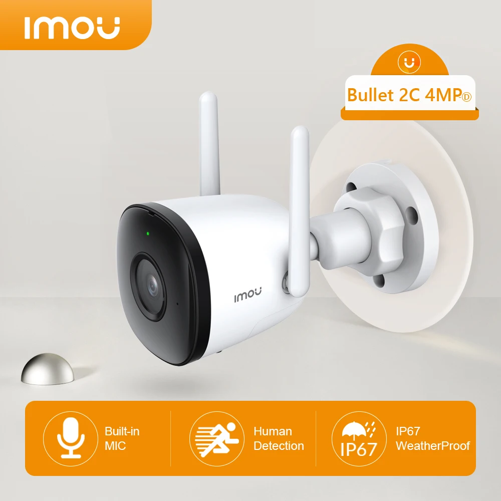 Imou-Bullet-2C-4MP-Dual-Antennas-Wifi-IP-Camera-Outdoor-Support-Soft-AP ...