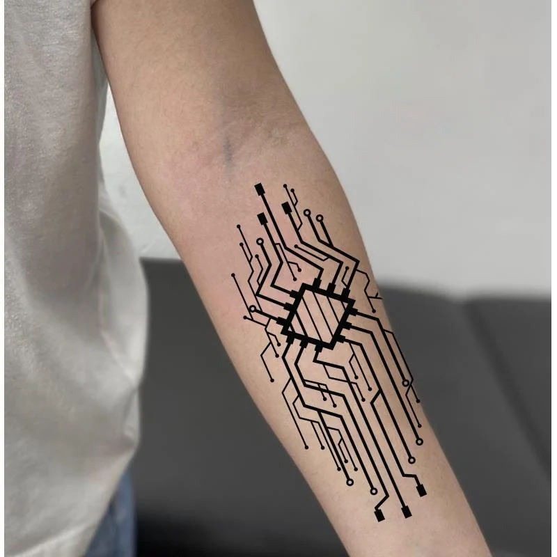 Circuit Board Tattoo Designs