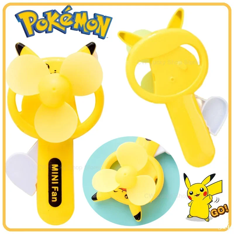 Miniventilador-port-til-de-Pok-mon-Pikachu-para-ni-os-ventilador-Manual ...