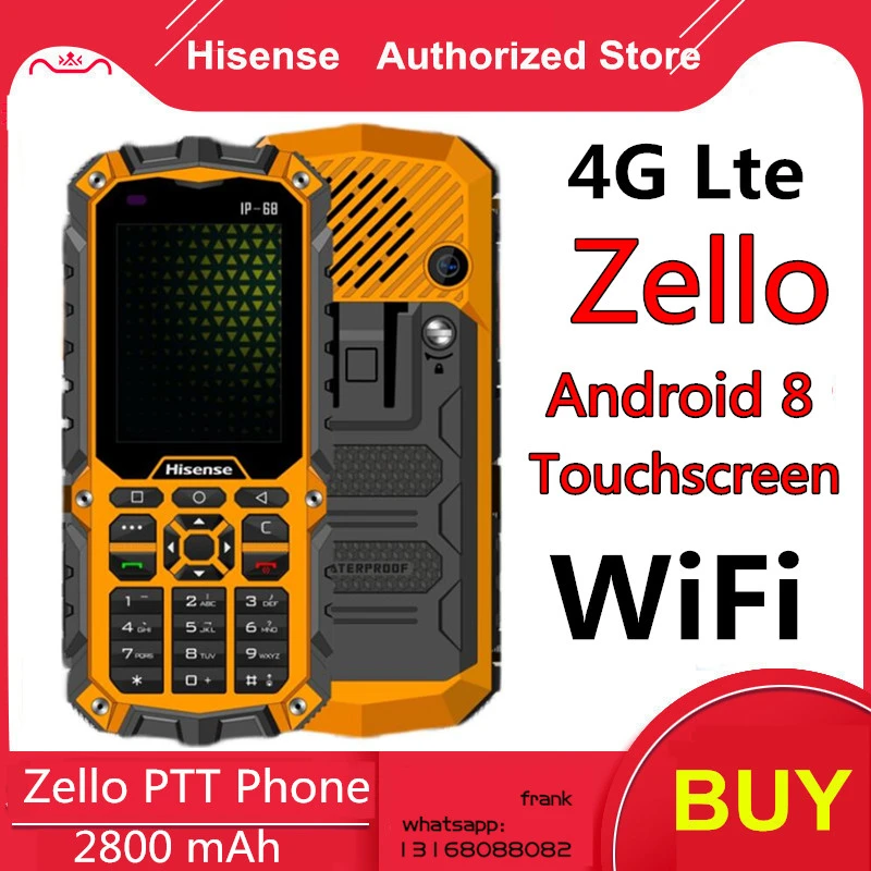 Hisense D11 Ip68 Smartphone 4g Lte Zello Wifi Touchscreen 1g +8g ...