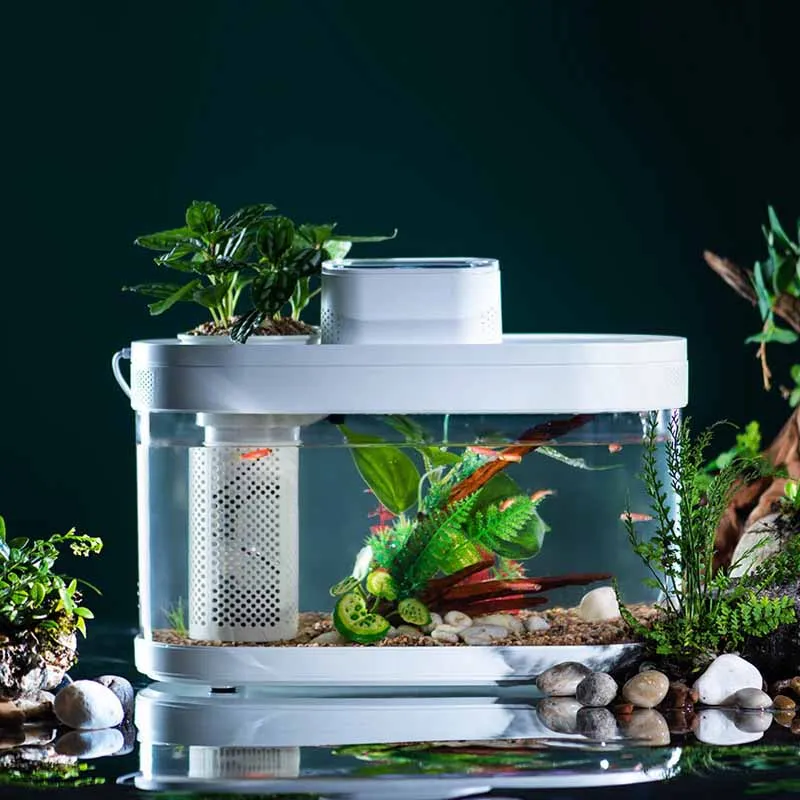 Smart-Fish-Tank-For-Xiaomi-Mijia-MiHome-App-Amphibious-Eco-Aquarium-Pro ...