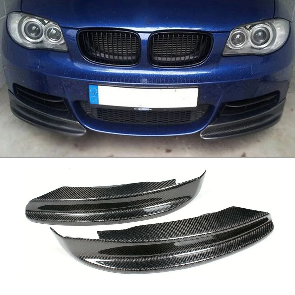 Carbon-Fiber-Front-Splitter-Lips-Body-Kit-for-BMW-E82-1-Series-2008 ...