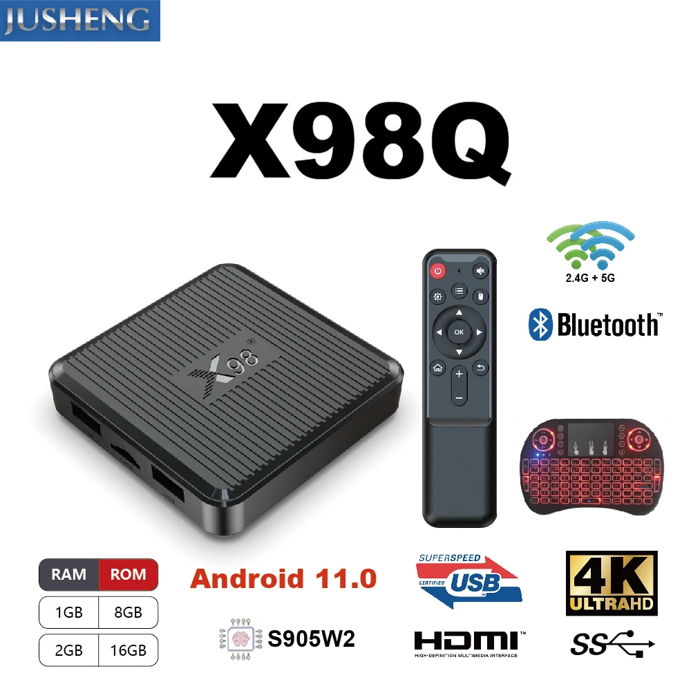 Amlogic Tv S905w | Media Player Set | Amlogic S905w2 | Top Box | X98 Tv ...