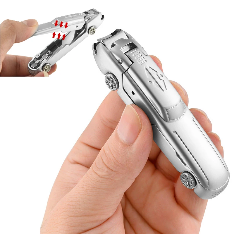 Car-shaped-No-Splash-Nail-Clippers-Stainless-Steel-Fingernail-Cutter ...