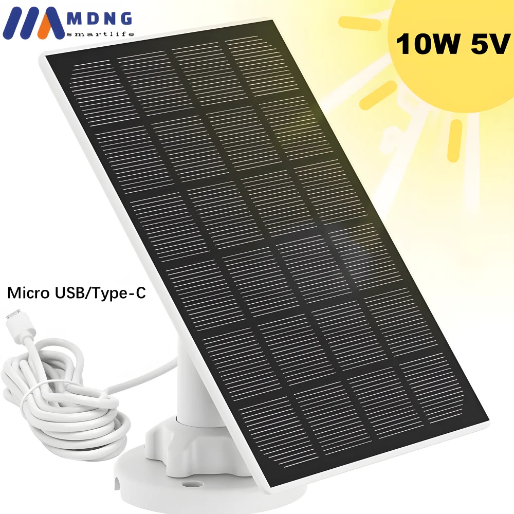 10W-18W-Waterproof-Outdoor-Solar-Panel-With-3-Meter-Cable-Type-c-Micro ...