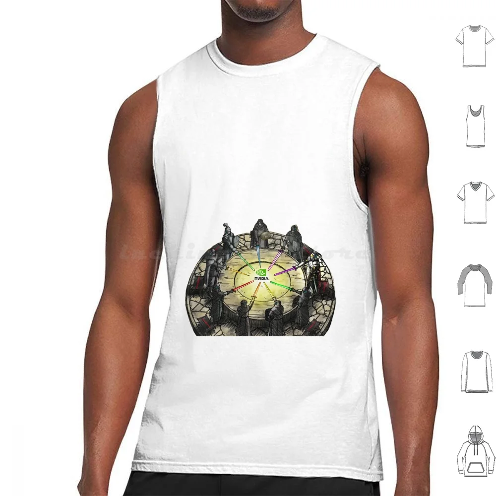 Knights-Of-The-Gamer-Table-Tank-Tops-Vest-Sleeveless-Gamer-Meme-Tumblr ...