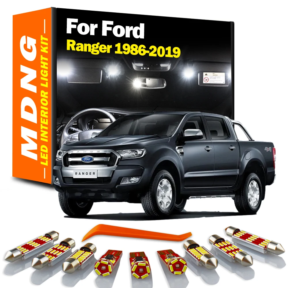 LED-Bulbs-Interior-Map-Dome-Trunk-Number-Plate-Light-Kit-For-Ford ...