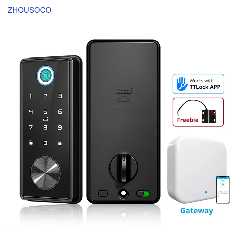 Smart-Door-Lock-Automatic-Electronic-Deadbolt-Tuya-or-Ttlock-App ...
