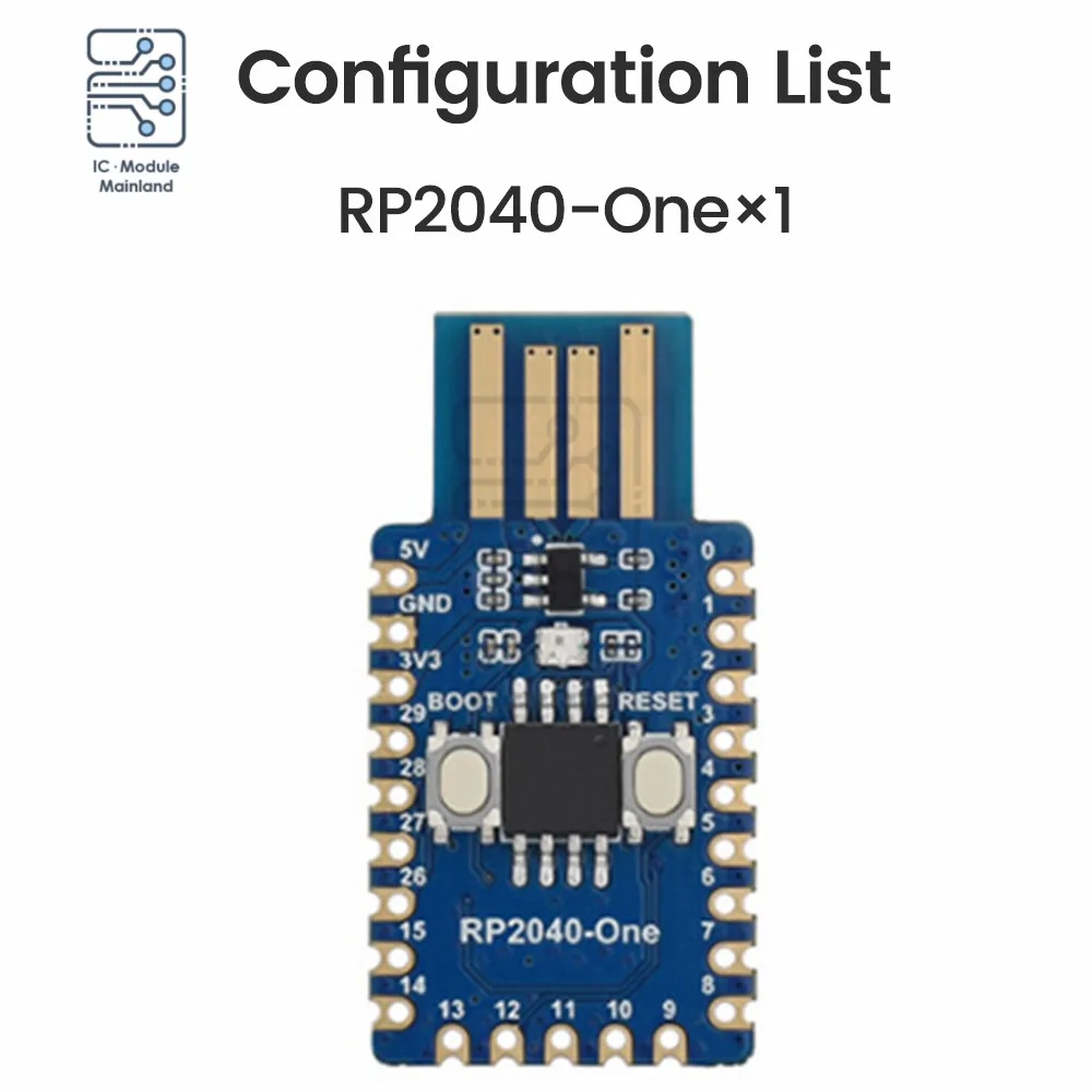 Rp2040 One 4mb Flash Mcu Board Based On Raspberry Pi Rp2040