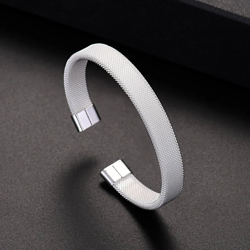Solid-silver-color-high-quality-fashion-Silver-mesh-Women-noble-lady ...