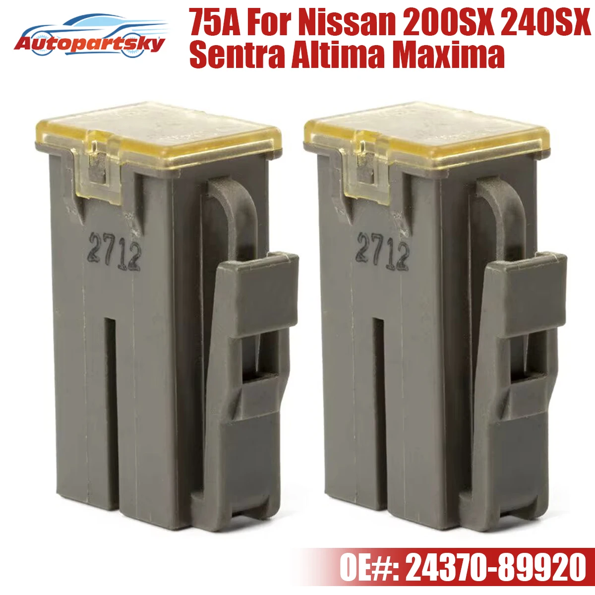 24370-89920 2437089920 Connector Fusible Fuse Link 32V 75A For Nissan ...