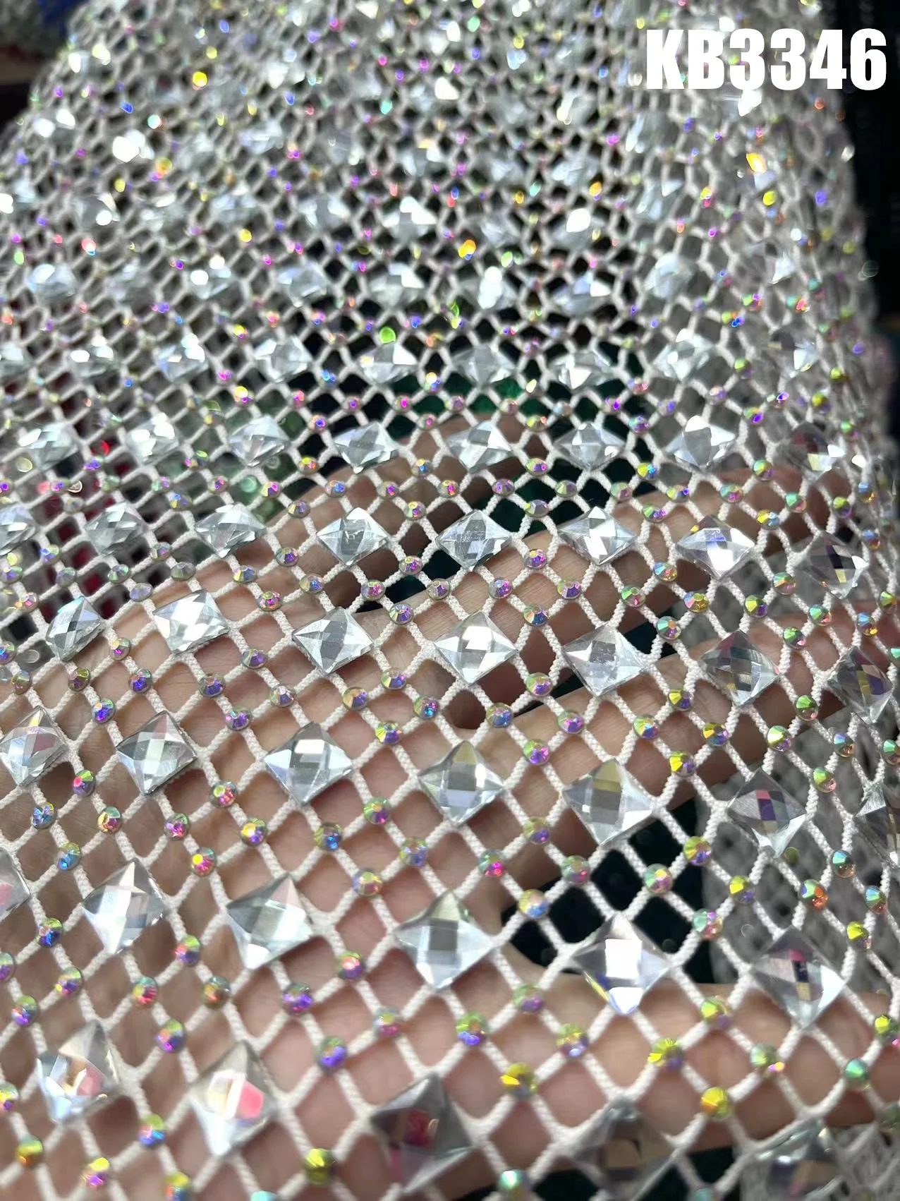 Rhinestone-Fabric-Lace-Crystal-Stones-Fabric-Lace-Women-s-Summer-Dress ...