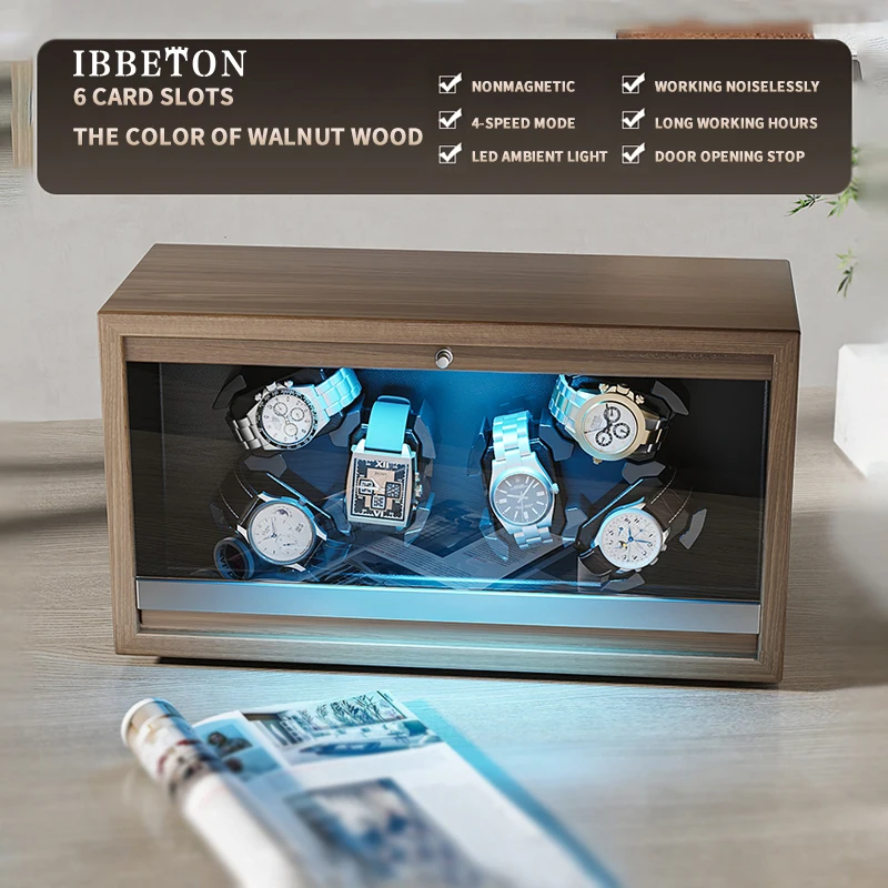 6-Slot-Rechargeable-for-Watch-Winder-Usb-Powered-Mechanical-Watches ...