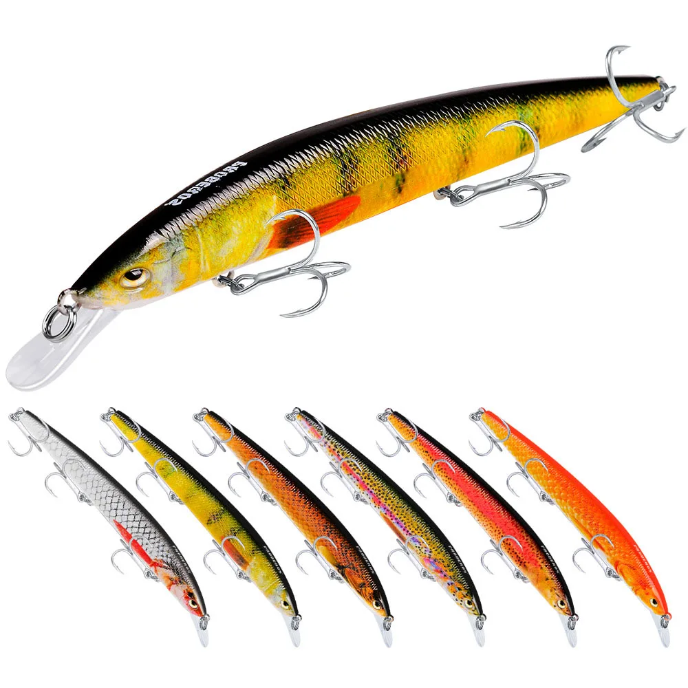 15cm-18g-Fresh-Water-Floating-Wobble-Flyer-Minnow-Fishing-Lure-Hard ...