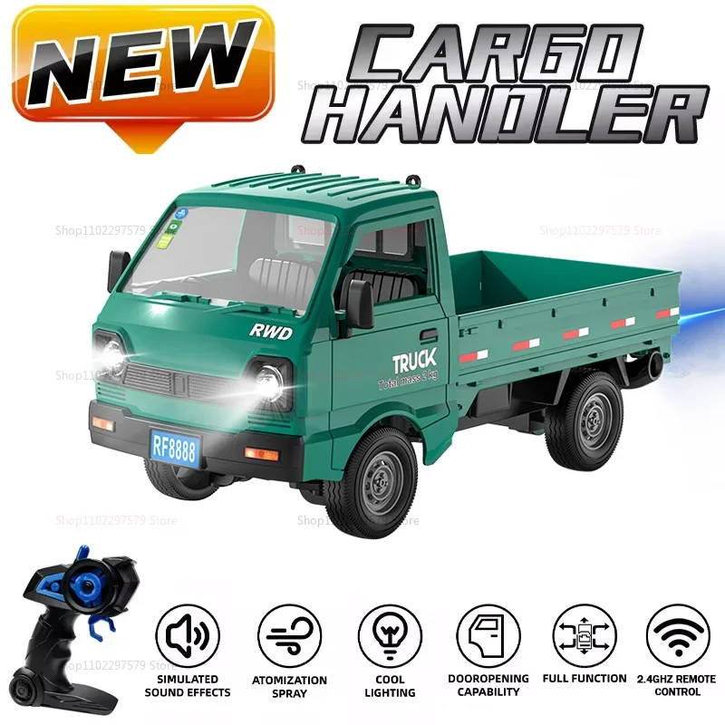 RC Micro-truck Car 2.4G Off Road 1∶16 Drift Cargo Truck Simulation With ...