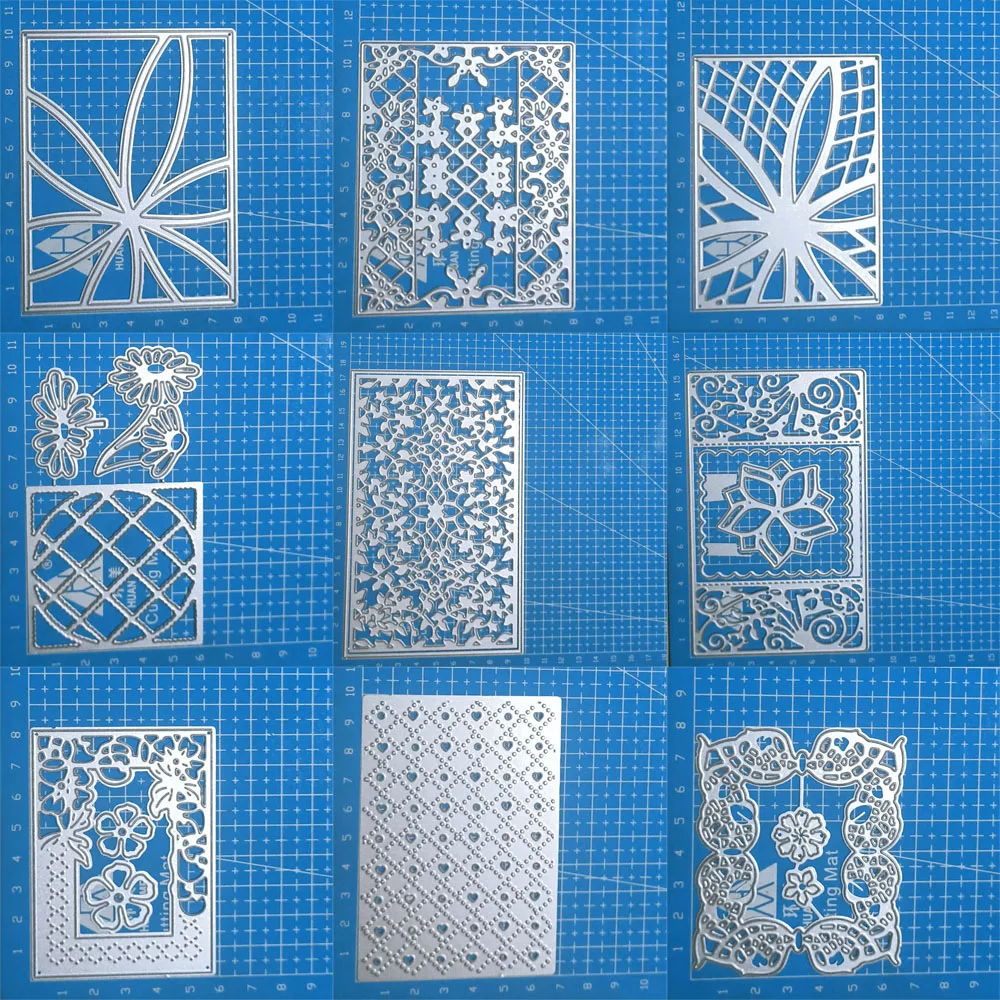Framework background Metal cutting dies cut die mold decoration ...