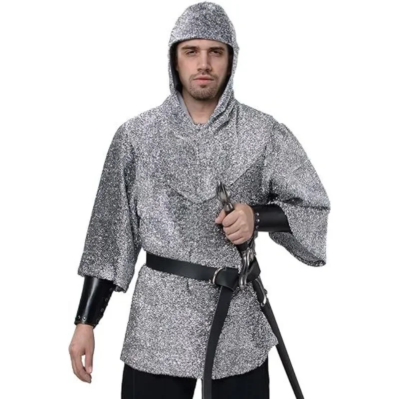 New-Templar-Faux-Chainmail-Shirt-Knight-Cos-Costume-Halloween-Role ...