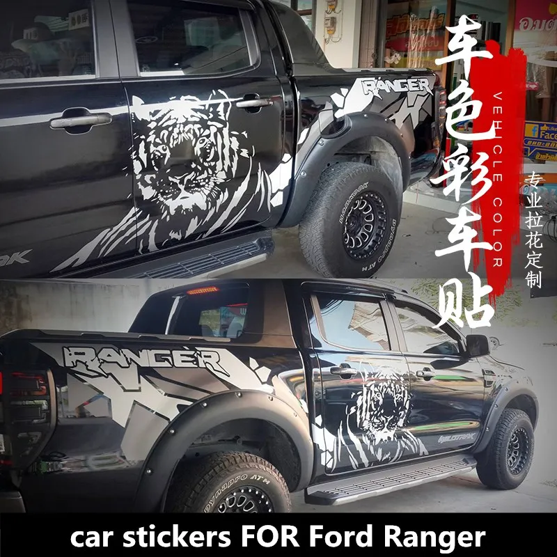 New-car-stickers-FOR-Ford-Ranger-body-custom-modification-sports ...