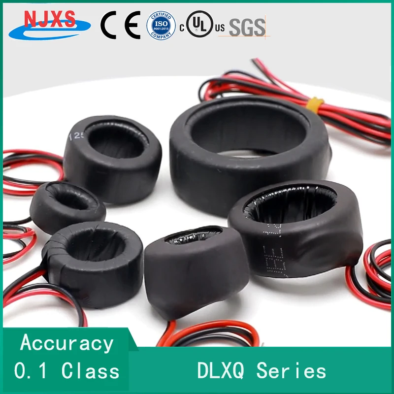 NJXSE Toroidal Coil Current Transformer Precision Ring Core CT AC 5A ...