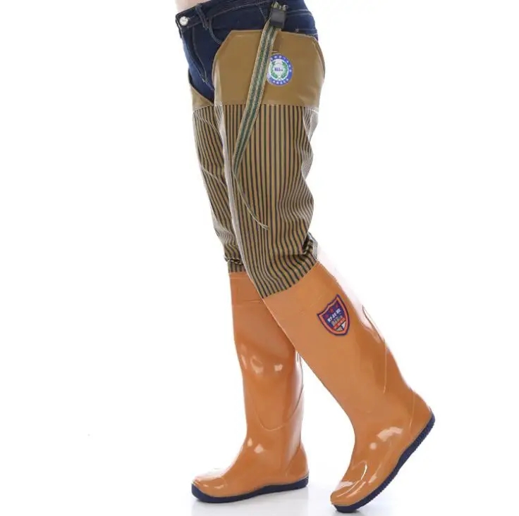 Over-the-Knee-Waterproof-Rain-Boots-Non-Slip-Hard-Wearing-Soft-Sole ...