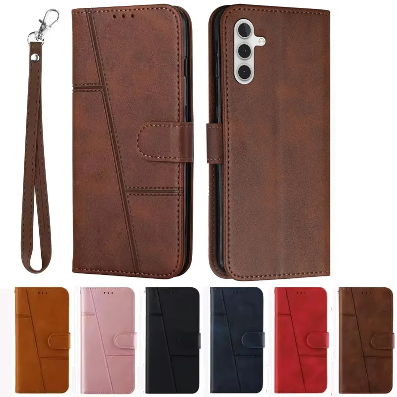 For Samsung Galaxy A16 Case Flip Wallet Book Cover on for Fundas ...