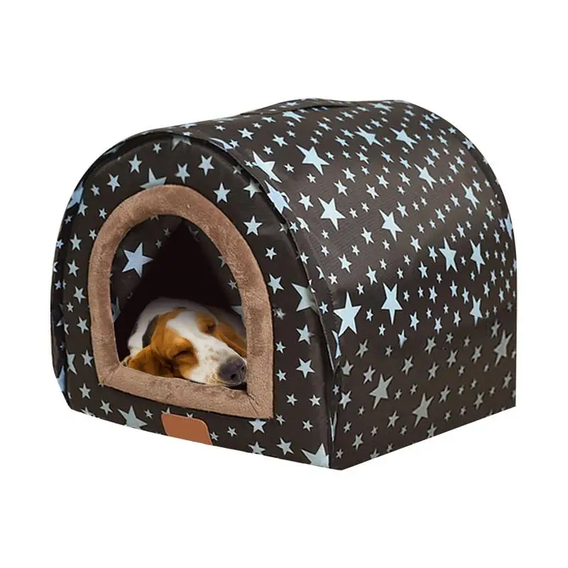 Pet-Bed-House-Warm-Cozy-Puppy-Bed-House-Winter-Dog-House-With-With ...