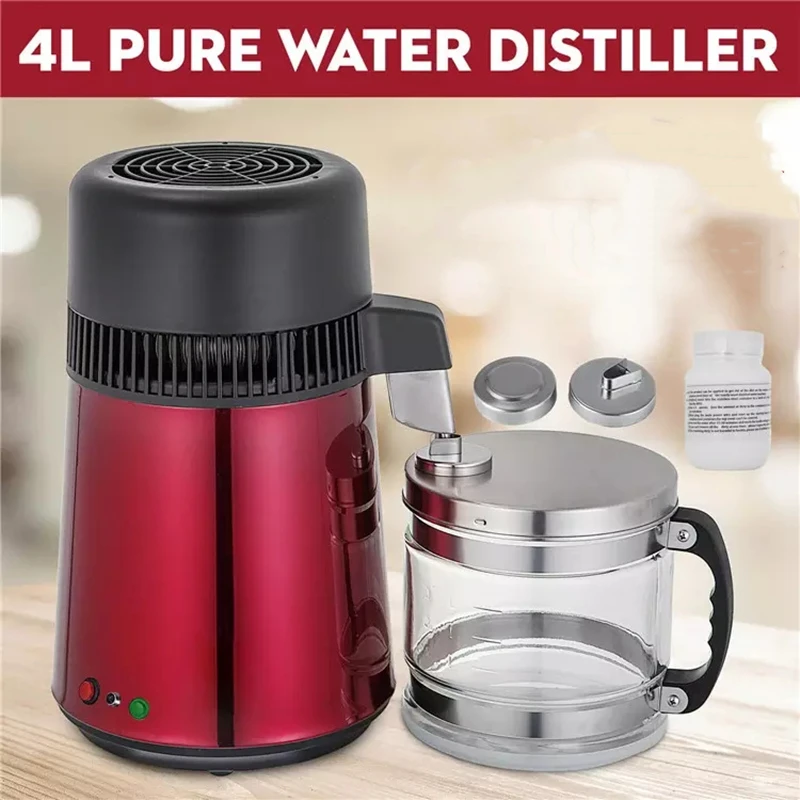 Pekai 4L Water Distiller Purifier Filter Dispenser Drinking Bottle ...