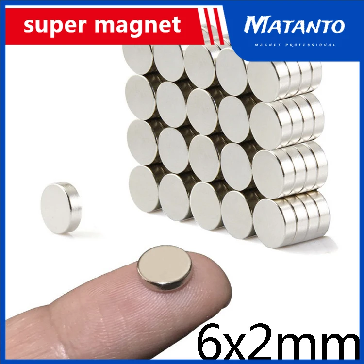 50-100-150pcs-6x2-mm-Mini-Small-circular-Magnets-6mmx2mm-Fridge-N35 ...
