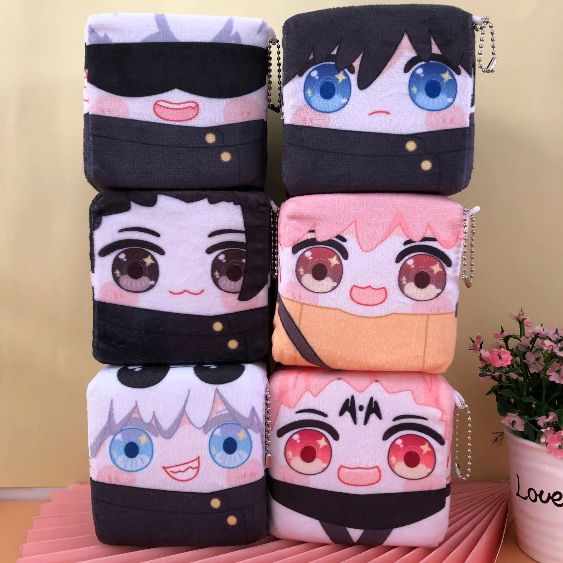 Jujutsu Plush Keychain | Gojo Plush Keychain | Gojo Jujutsu Plush ...