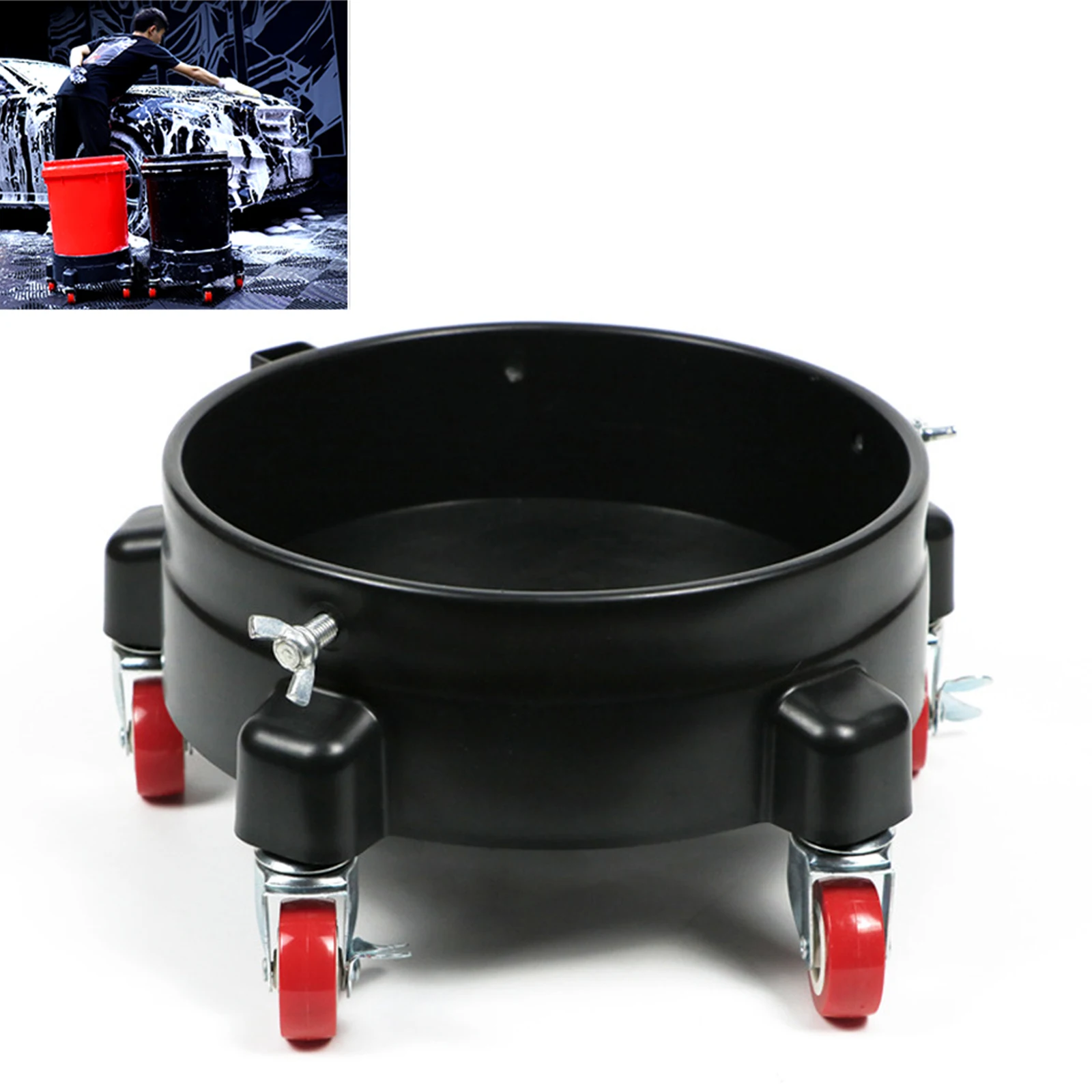 11.5 Inch Bucket Dolly Easy Push Removable Rolling Bucket Dolly 5 Roll ...
