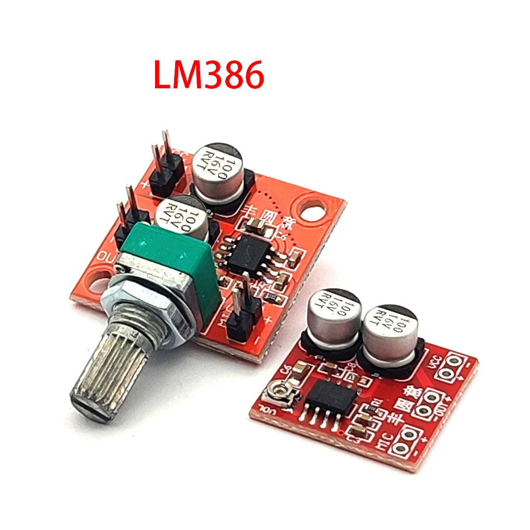 LM386-Amplifier-Module-LM386-Electret-Microphone-Amplifier-Board ...