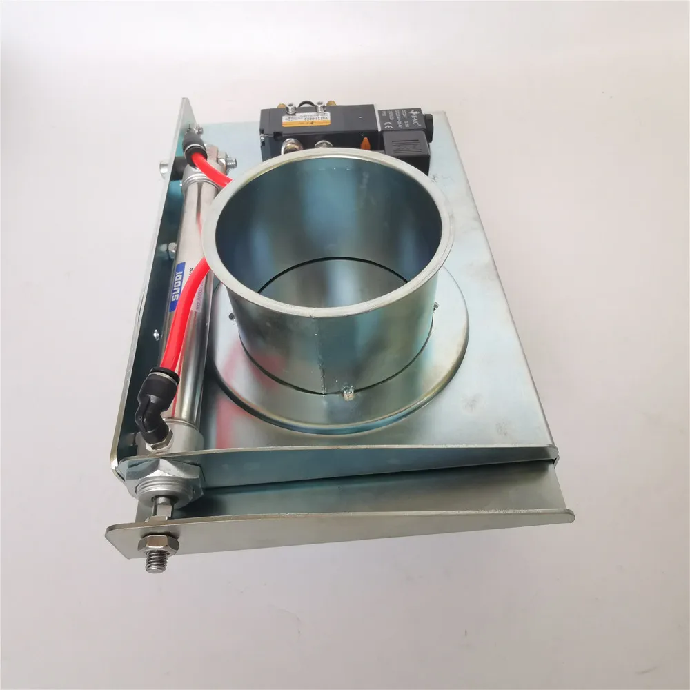 140mm Duct Pneumatic Blast Gate Heavy sealed Sliding Damper Gate Valve ...