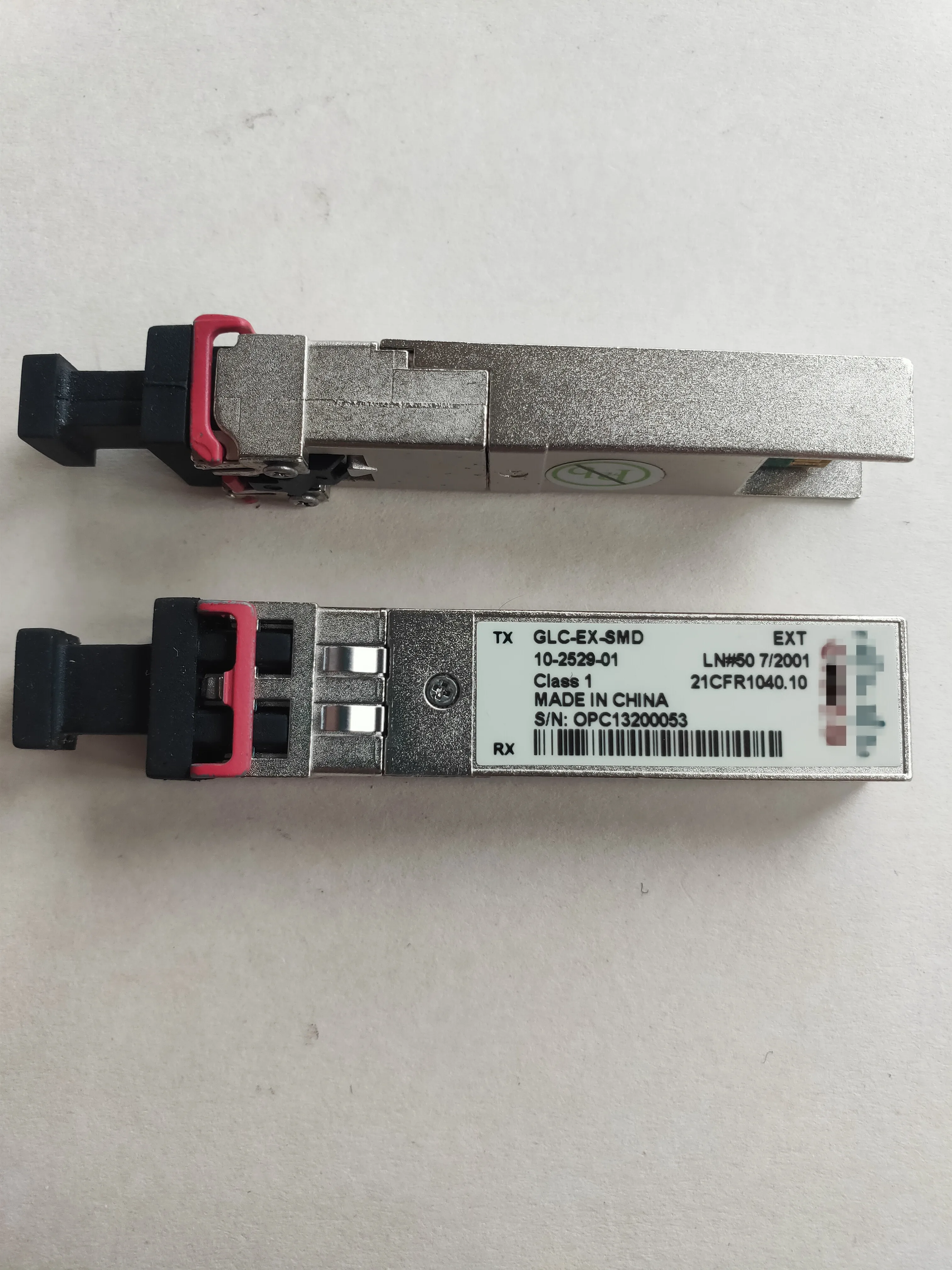 GLC-EX-SMD/10-2529-01/40KM 1000BASE-EX SFP Gigabit transceiver module, SMF, 1310nm, 40km Transceiver