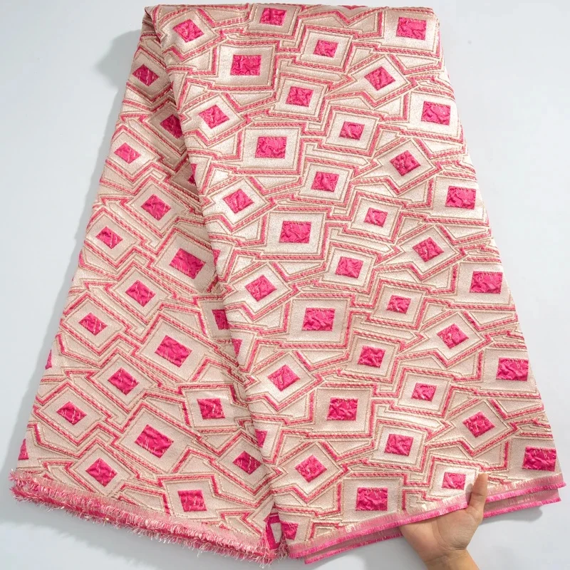 African-Damask-Lace-Fabric-2024-High-Quality-French-Jacquard-Lace ...