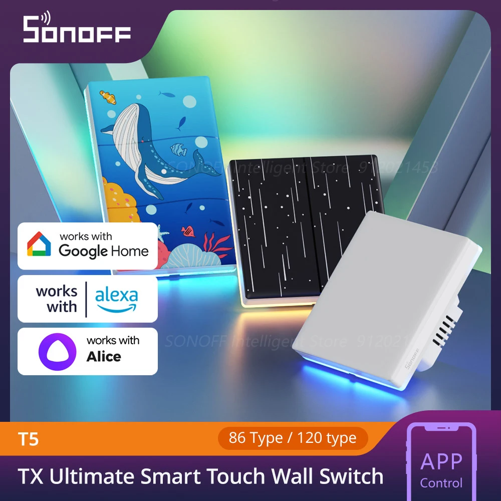 SONOFF-T5-TX-Ultimate-Smart-Wall-Switch-Full-Touch-Access-LED-Light ...