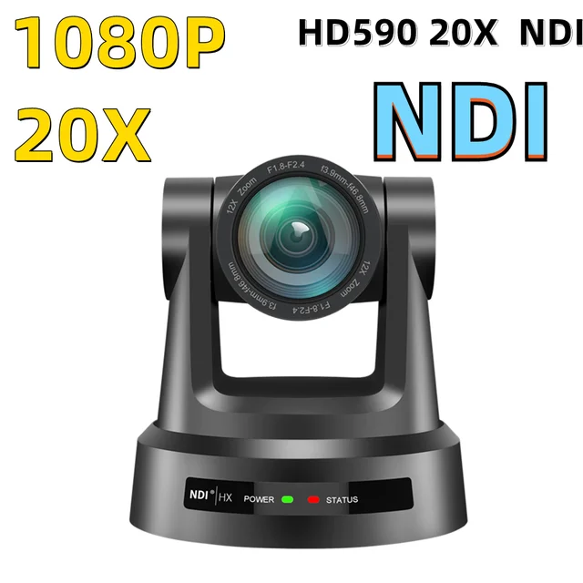 NDI POE Video Conference Camera AI Tracking HD 4K/1080p 12/20X Zoom ...