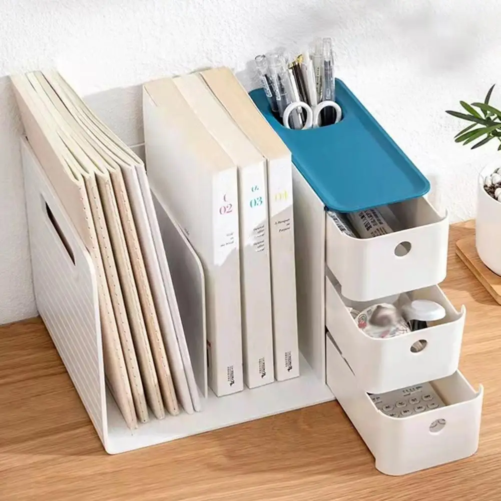 No-Assembly-Desk-Organizer-Efficient-Desktop-File-Storage-Organizer ...