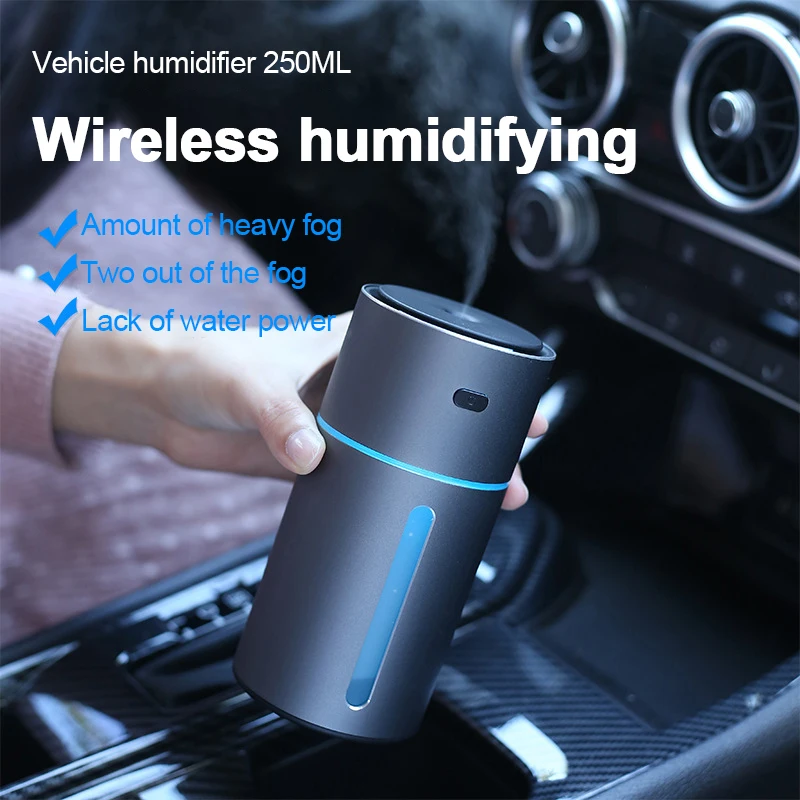 2-in-1-Car-Air-Humidifier-Mobile-Power-Bank-250ML-Aroma-Essential-Oil ...