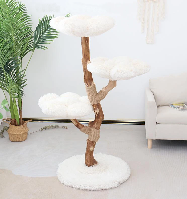 Tree-Cmisstree-Flower-cat-climbing-rack-pure-handmade-cat-scratching ...