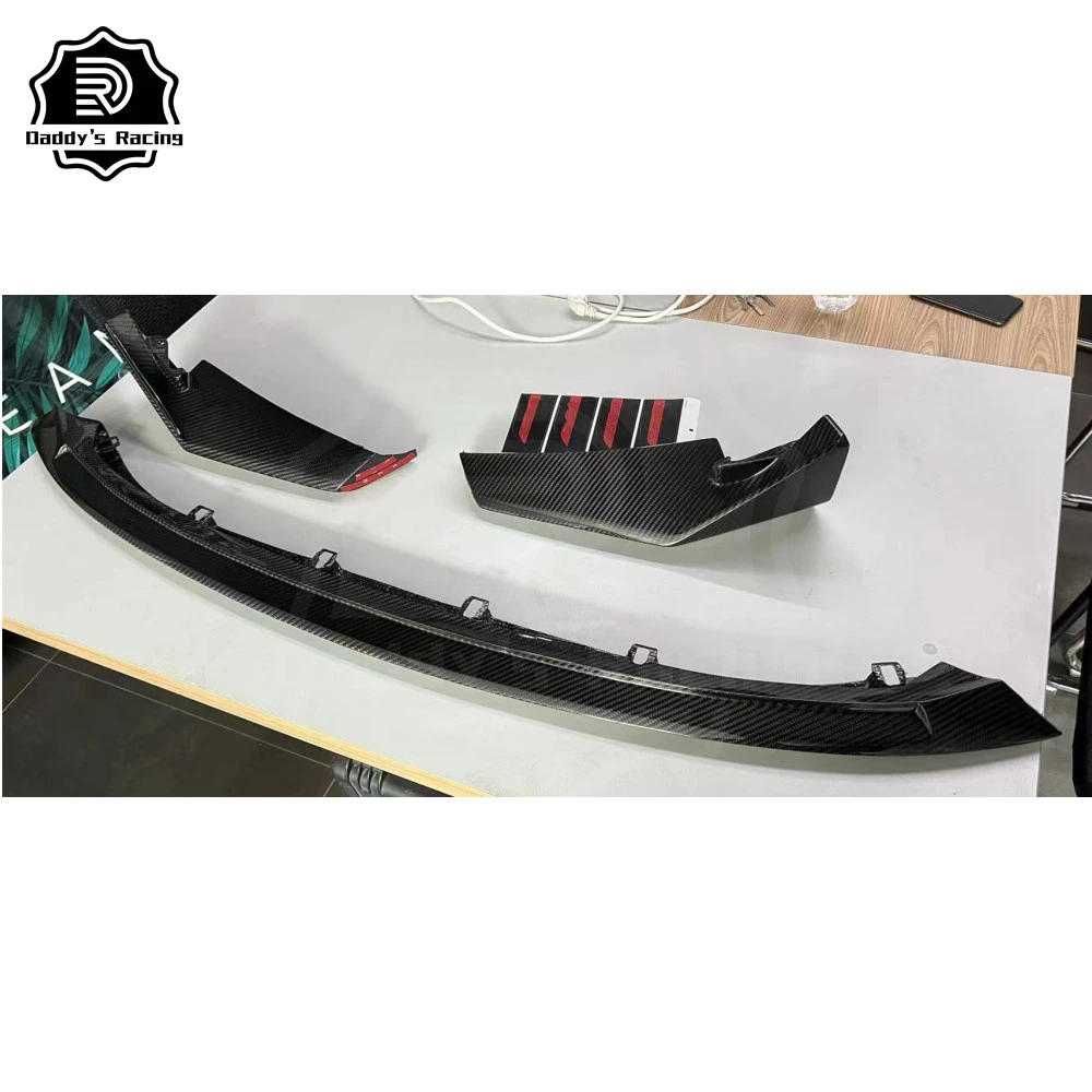 C Style Dry Carbon Fiber Front Bumper Lip Fit For G82 G80 M3 M4 Front ...