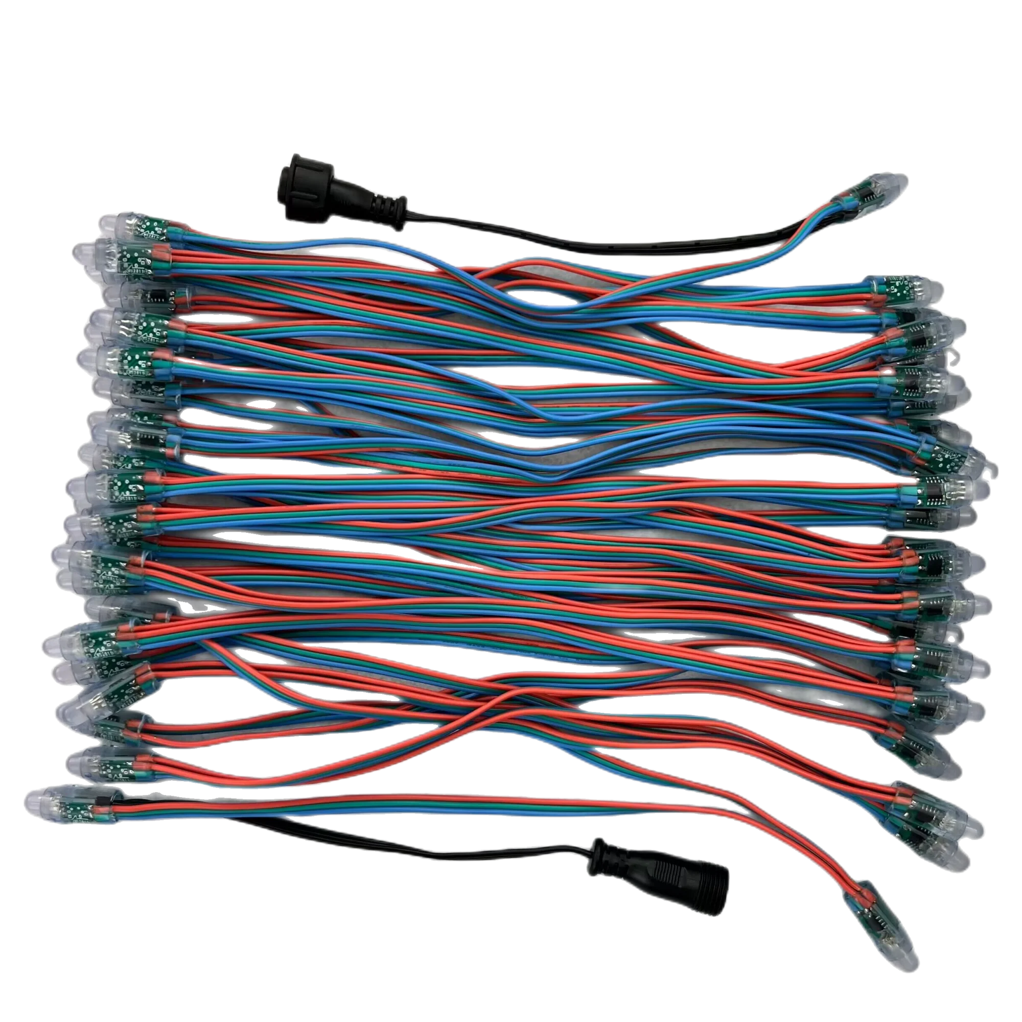 25cm-wire-spacing-50pcs-DC5V-12mm-WS2811-led-smart-pixel-node-with-RGB ...