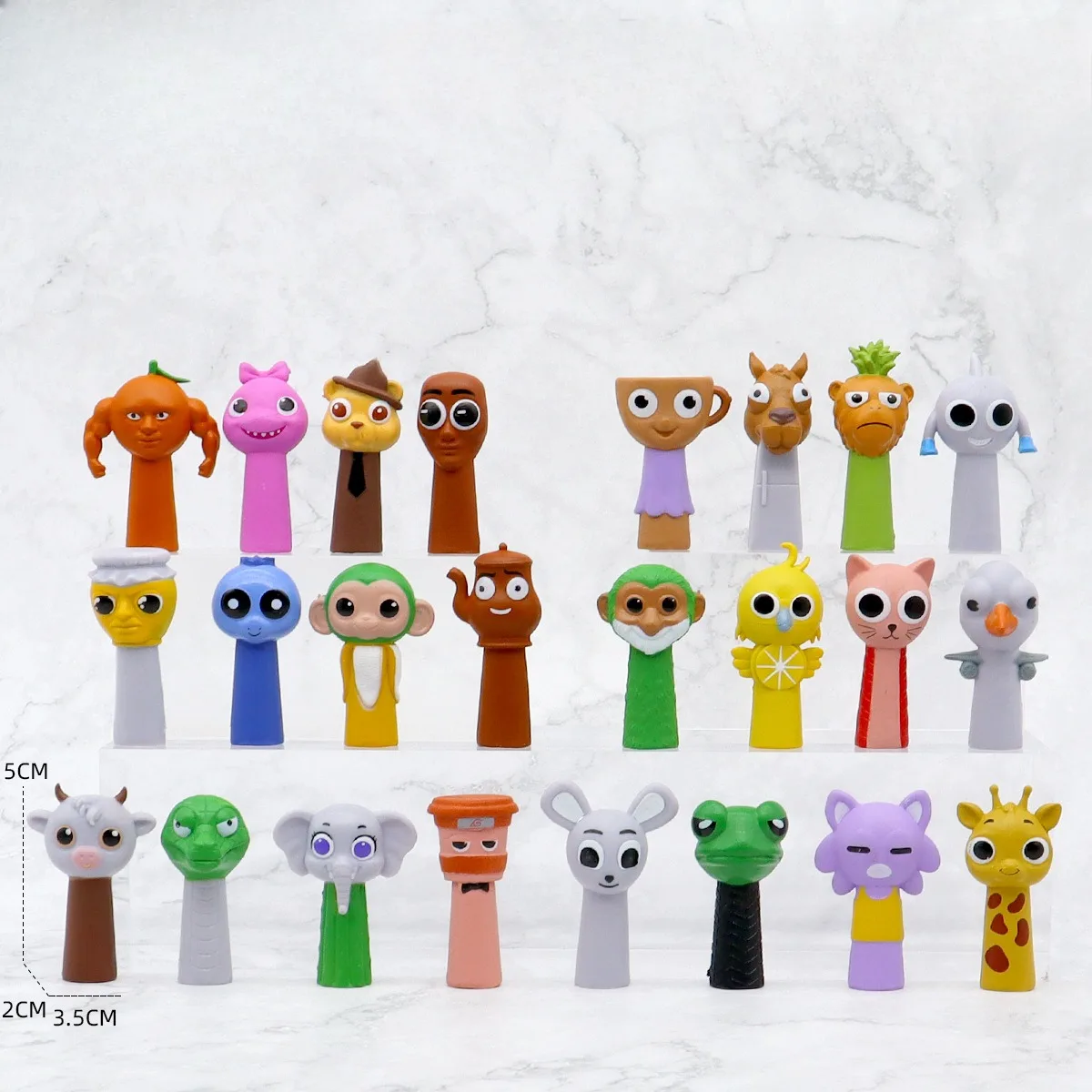 Anime Game Sprunki Tralalero Tralala TungtungSahur Mini Figure PVC ...