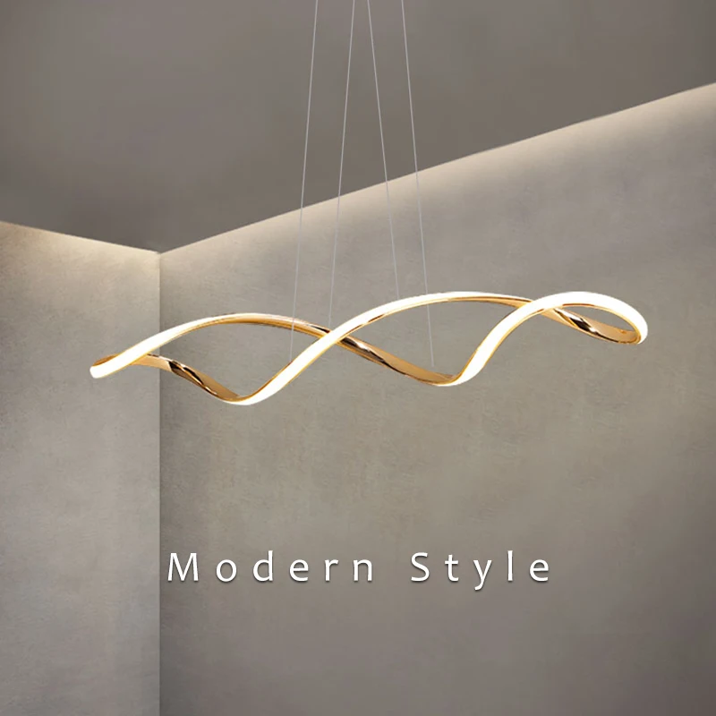 Estilo simples e moderno led pingente de luz para sala de jantar ...